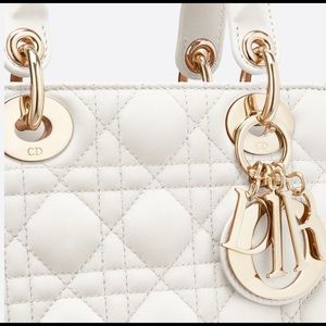 Dior | Bags | Abc Lady Dior In Latte Cannage Lambskin W Champagne Gold ...